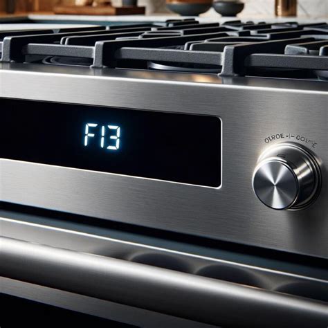 How To Troubleshoot The F13 Error Code On A Gas Frigidaire Range