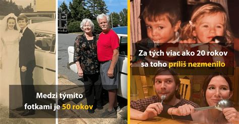 Aktéri Zo 15 Fotiek Z Mladosti Si Po Rokoch Urobili Tú Istú Fotku