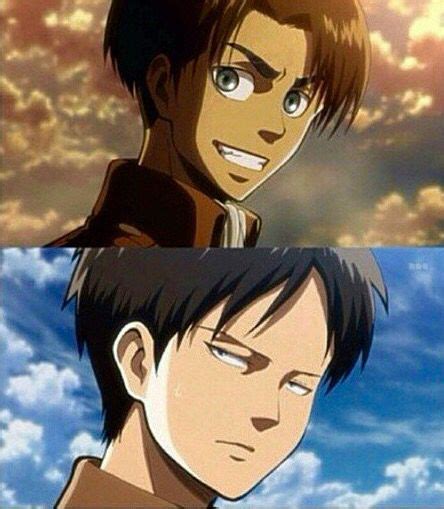 Levi And Eren Face Swap Expression Switch Attack On Titan Funny