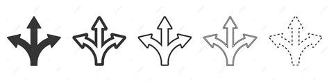 三向方向箭頭黑色箭頭矢量路徑交叉點 向量 向量 途徑 路口向量圖案素材免費下載，png，eps和ai素材下載 Pngtree