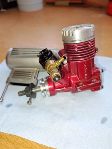 Irvine 25 Two Stroke Glow Engine With Muffler £21 04 Picclick Uk