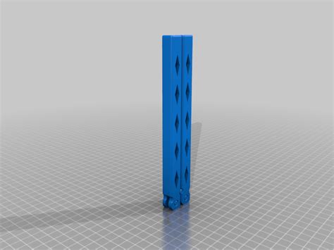 🦋 Longer Butterfly Knife Print In Place Balisong・free 3d File For