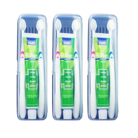 크리오 휴대용칫솔 치약세트 여행용 X 3개 홈플러스 택배배송