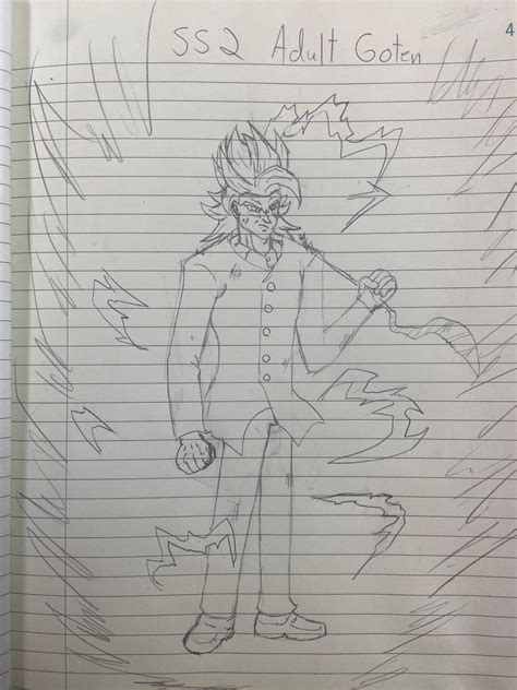 Ssj2 Adult Goten Sketch By Necronomosorus On Deviantart