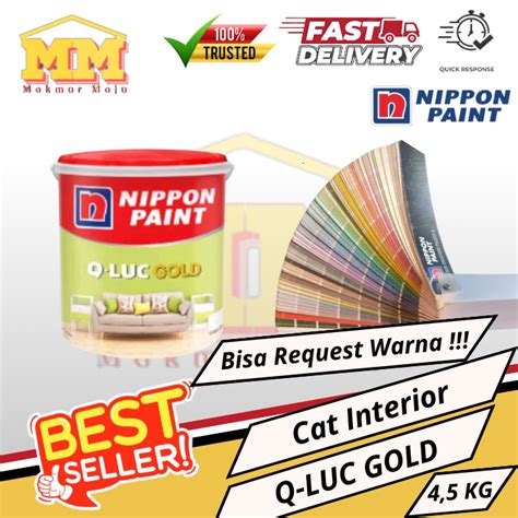 Jual Cat Tembok Interior Qluc Gold Ccm 45 Kg Nippon Paint Bisa