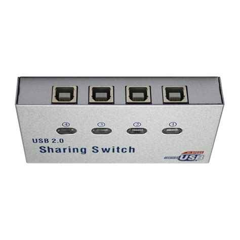 Usb Four Input Port Printer Sharing Device Ams S4p Vicedeal