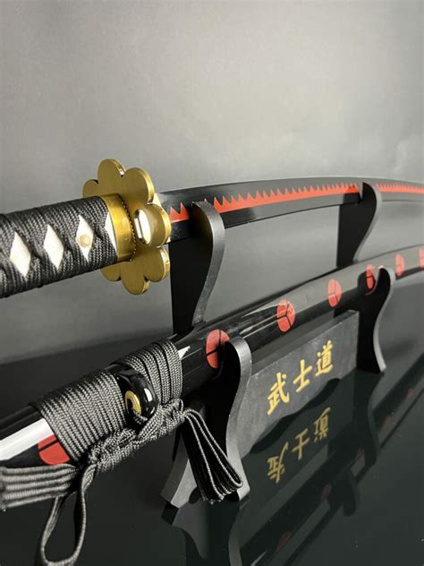 Katana Nichirin Muichiro Tokito LEGNO Katana Giapponese