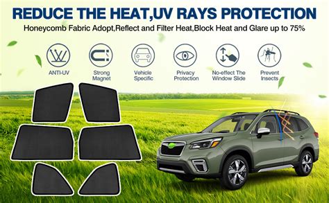 Amazon Mixsuper Custom Fit Window Shades For Subaru Forester