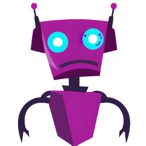 Purple Avatar Robot Graphic · Creative Fabrica