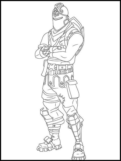 Dibujos De Fortnite Para Colorear Faciles Y Bonitos