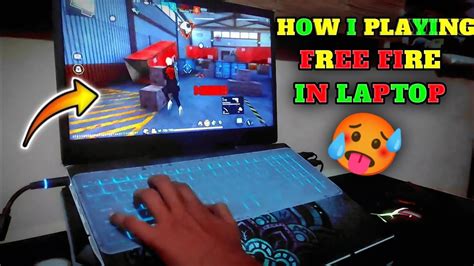 How I Playing Free Fire In Laptop Free Fire Laptop Handcam Freefire