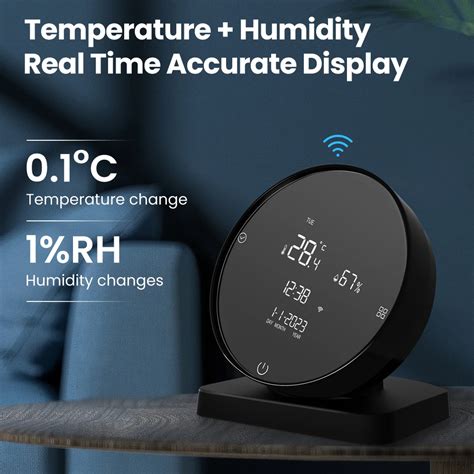 Avatto Wifi Tuya Ir Remote Smart Temperature Humidity Sensor Smart Home Connected Thermometer
