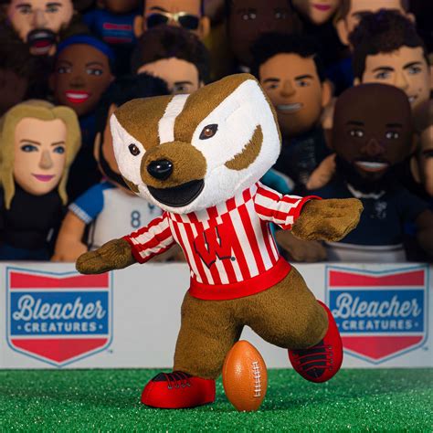 University Of Wisconsin Mascot Bucky Badger 10 Plush Figure Bleacher