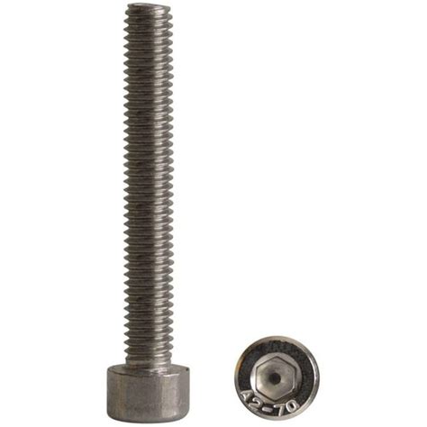Tornillo Allen Cilindrico Metrico Inoxidable A2 8 X 40 Mm Fijatec