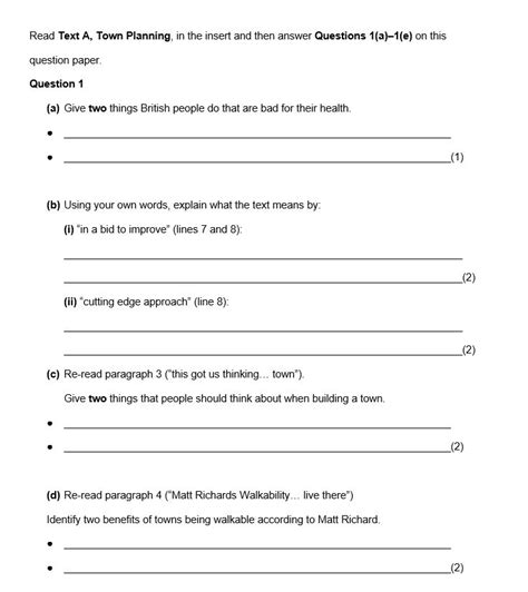 Cambridge Igcse First Language English Language Paper 1 Scheme Unit 1st Exam In 2027