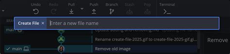 adding and removing files in gitkraken desktop