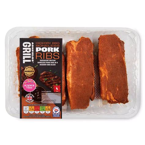 Hickory Bbq Boneless Pork Ribs Aldi Uk
