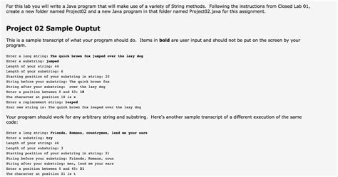 Solved For This Lab You Will Write A Java Program That Will Chegg Com