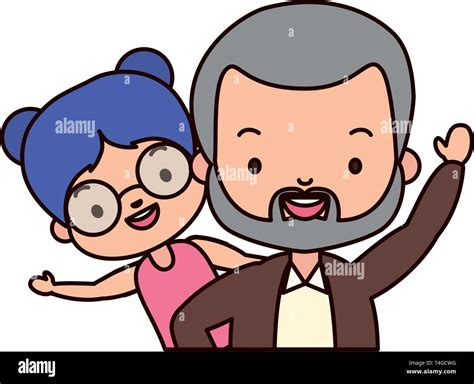 Dad And Daughter Stock Vector Image And Art Alamy