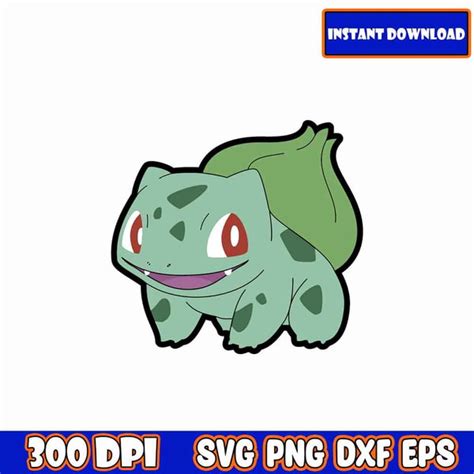 Pokemon Bulbasaur Svg Bundle Pikachu Svg Pokemon Clipart Inspire