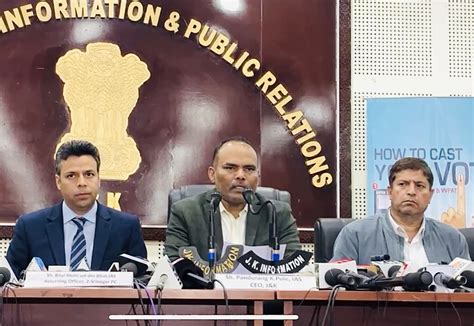 Jk Ceo Submits Elected Assembly Members Names To Lg Sinha Kashmir