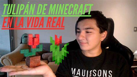 Tulipán De Minecraft En La Vida Real Youtube