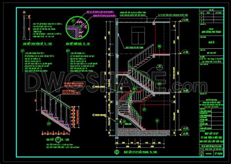 145 Detailed Drawings Of Stairs In Autocad File Free Cad Blocks