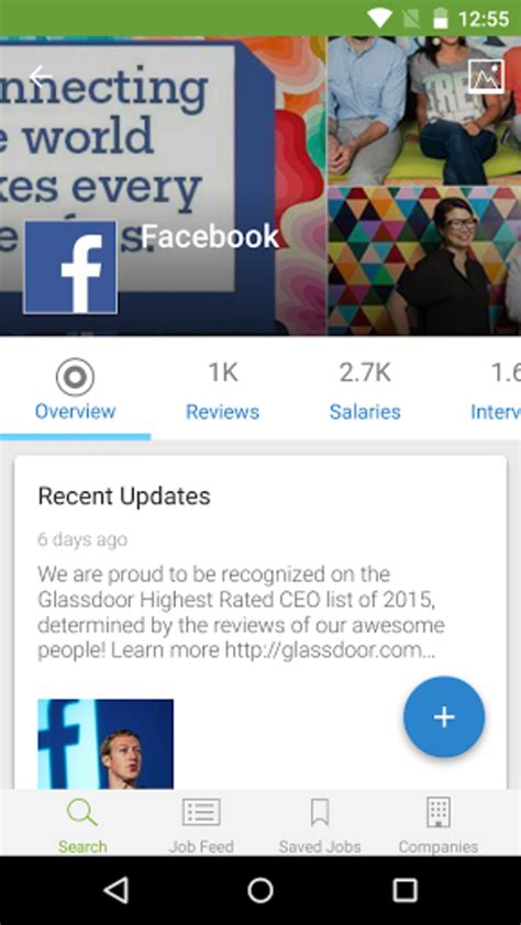 Android 용 Glassdoor Job Search Company Reviews Salaries 다운로드