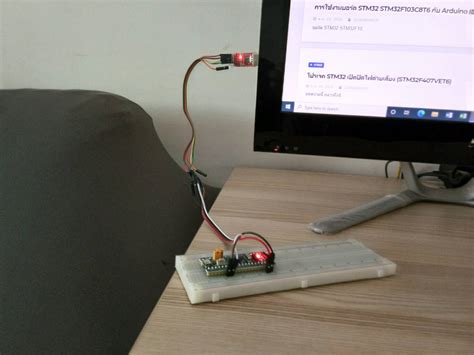 การใช้งานบอร์ด Stm32 Stm32f103c8t6 กับ Arduino Ide รับทําโปรเจค Arduino
