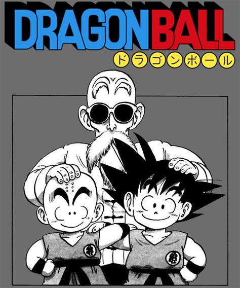 Dbz Goku Krillin And Master Roshi Drawing Fan Art Digital Art By Phai