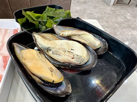 หอยแมลงภู่ชิลี ร้าน สุกี้ตี๋น้อย Porto Go บางปะอิน