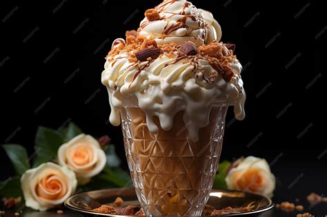 Premium Ai Image Sweet And Tempting Ice Cream