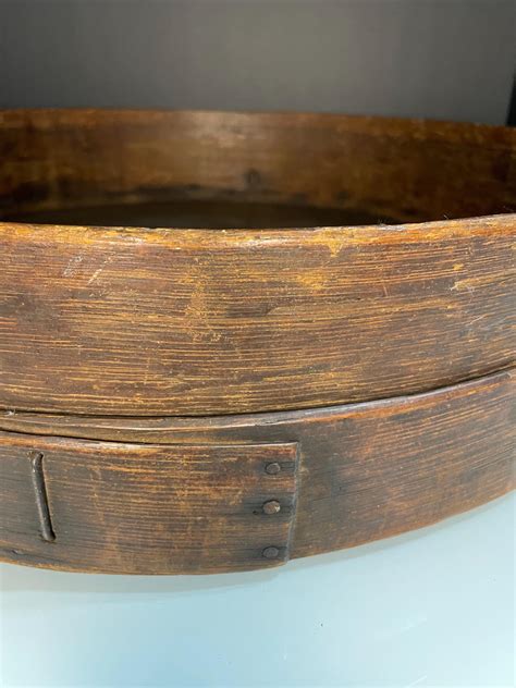 Primative Bentwood Grain Sifter Etsy