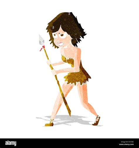 Cartoon Cave Girl Stock Vector Image And Art Alamy