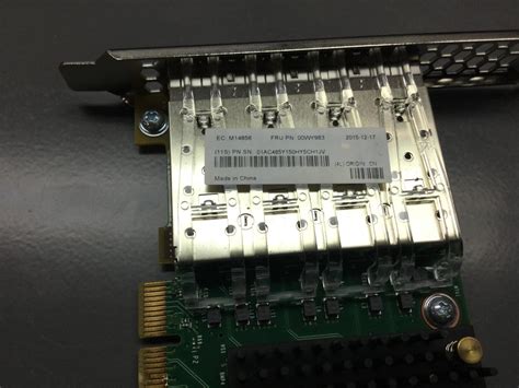 IBM 4 Port 16 Gbps Fibre Channel Adapter 00WY983 With 4 16Gb Transceiver VGC EBay