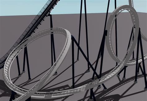 B M Sit Down Roller Coaster With Custom Train CFRAMED Scripted