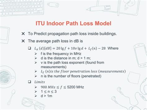 Indoor Propagation Model Ipm Pptx Computer Networking Computing
