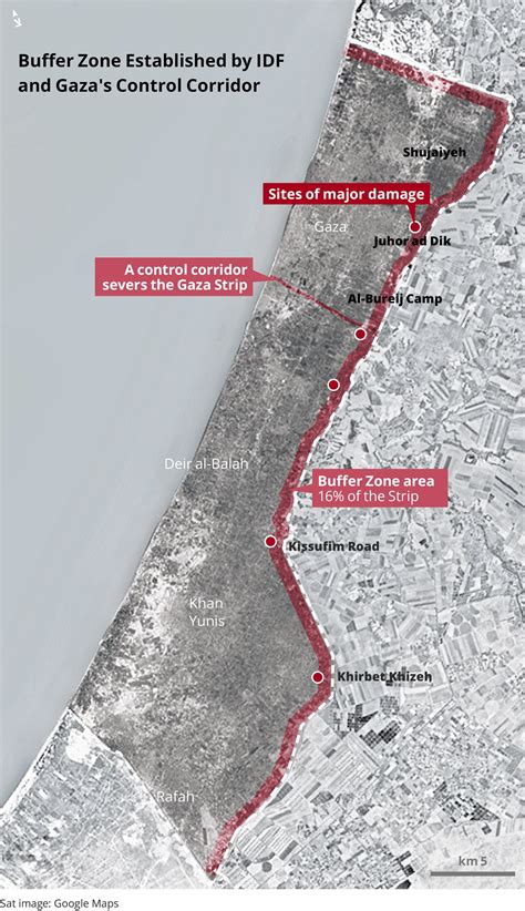 Buffer Zone And Control Corridor What The Israeli Armys Entrenchment