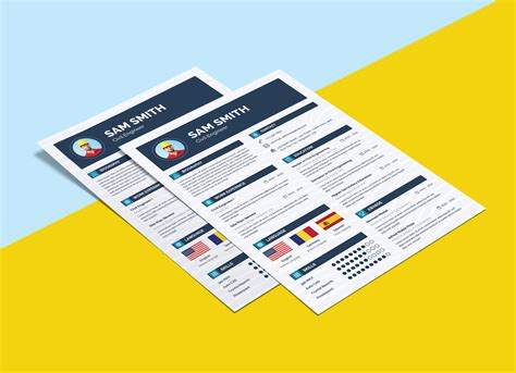 Free Ai Resume Cv Cover Letter Portfolio Template For Civil Engineer Good Resume