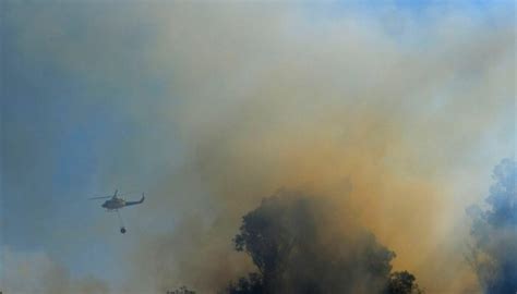 Declaran Alerta Roja Para La Comuna De Quillón Por Incendio Forestal
