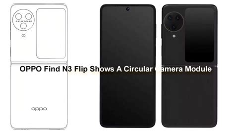 OPPO Find N Flip Shows A Circular Camera Module BDPrice Bd