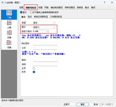 Origin解决文章要求图表数字千分位，小数点后位空格问题origin刻度标签千分位打空格 Csdn博客