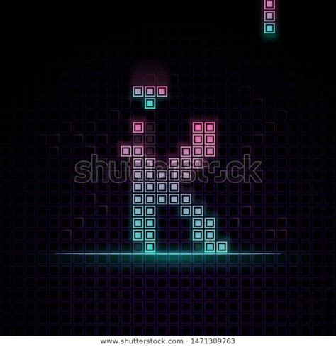 K Alphabet Pixel Art 8bit Game Image Vectorielle De Stock Libre De