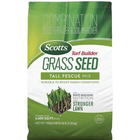 Scotts Turf Builder 16 Lb 200 Sq Ft Tall Fescue Mix Grass Seed