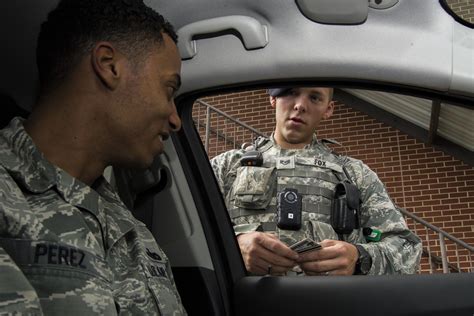 AFSFA Air Force Security Forces Association JBA Holds Body Camera