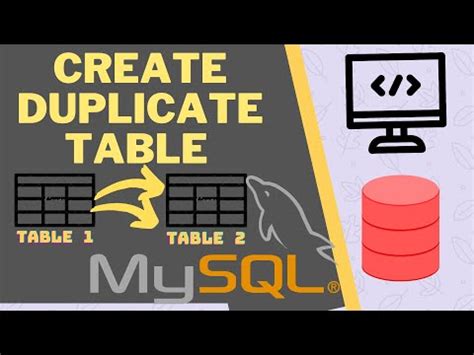 Duplicate A Table In MySQL Easy How To Guide MySQL YA
