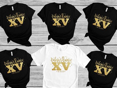 Includes Free Personalization Mis Quince Custom Tees Quince Etsy
