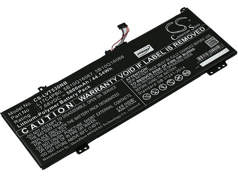POWERY Akku für Lenovo Typ L17C4PB0 Li-Ion Akku, 7.67 Volt, 5800mAh ...