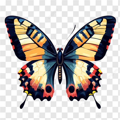 활기 넘치는 화려한 나비 클립 아트 그림 화려한 나비 클립 아트 나비 그림 추상 나비 Png 일러스트 및 이미지 에 대한