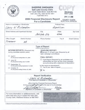 Fillable Online Clerk Slco 10 Io Clerk Slco Fax Email Print